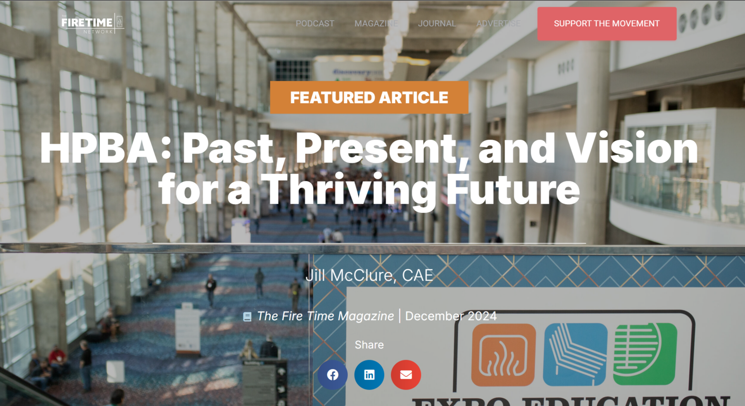 HPBA Featured in Fire Time Magazine - Hearth Patio & Barbecue Association | HPBA